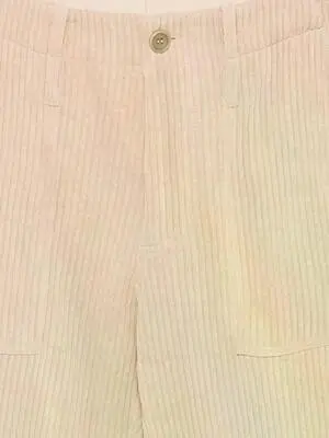MAISON JEJIA Ribbed Flared Trousers