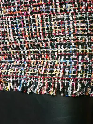 Alexander McQueen Multicolor Tweed Mini Skirt
