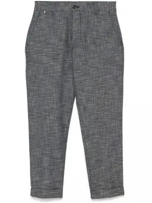 BOSS Tapered Leg Trousers - Blue