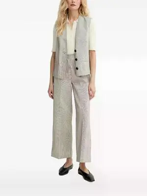 SESSUN Striped Buttoned Waistcoat