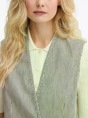 SESSUN Striped Buttoned Waistcoat
