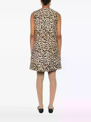 Valentino Garavani Leopard Print Button-fastening Jacket