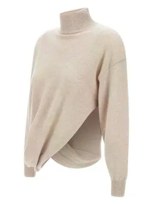 Marella High-neck Wool-cashmere Blend Sweater