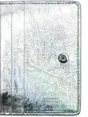 Acne Studios Metallic Leather Cardholder