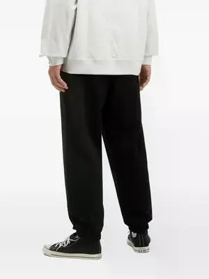 FINGERCROXX Embroidered Logo Track Pants - Black