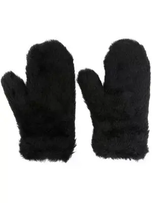 Max Mara Teddy-effect Mittens