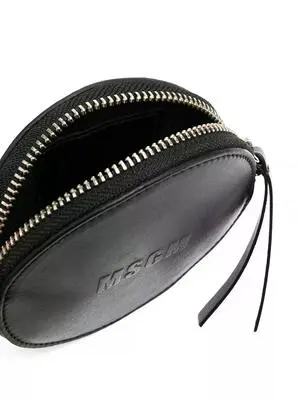 MSGM Logo-embossed Circular Mini Bag