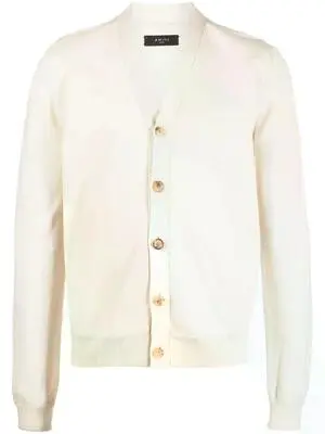 Amiri Cashmere V-neck Cardigan