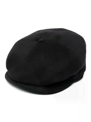 Tagliatore Wool Beret - Black