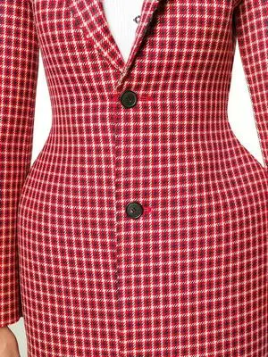 Balenciaga 3d Houndstooth Jacket