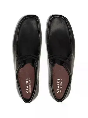 Clarks Wallabee Leather Boots - Black