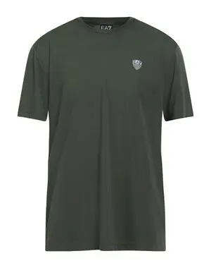 EA7 T-shirt Size Viscose, Polyamide, Elastane - Green