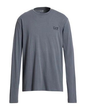 EA7 Cotton Elastane Long Sleeve T-shirt - Grey