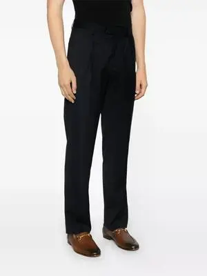 Etro Wool Pleated Trousers