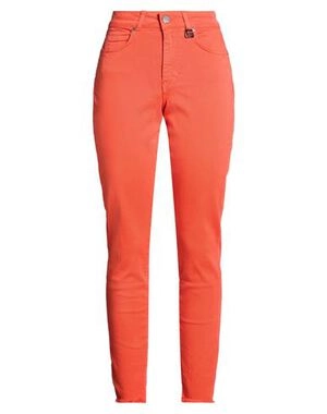 GAELLE PARIS GAËLLE Paris Military Green Cotton Elastane Skinny Jeans Orange