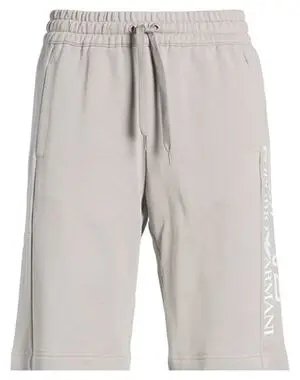 EA7 Cotton French Terry Shorts - Grey