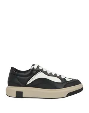 Armani Exchange Sneakers Size Polyurethane, Polyester - Black