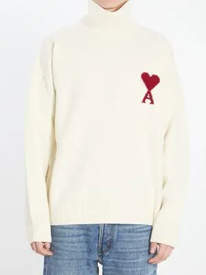 Ami Embroidered Knitwear For Men