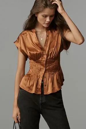 Pilcro Pleated Blouses