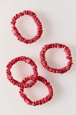 Slip Skinny Scrunchies Set Of 4 - Red
