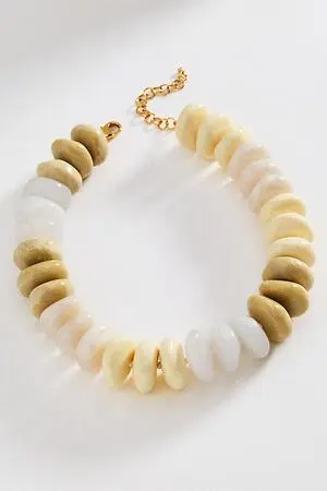 Anthropologie Chunky Necklace - Light Neutral