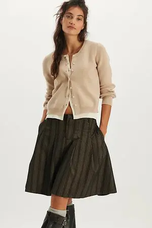 Free People We The Free Seeing Double Cardigan - Sable Combo