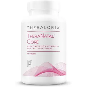 THERALOGIX Theranatal Core Preconception Vitamins 90 Day Supply 90 Tablets - One-color