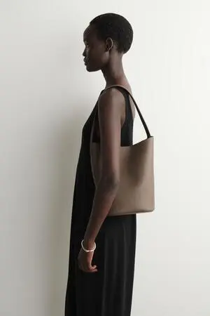 Cos Paradigm Mini Tote Bag In Leather
