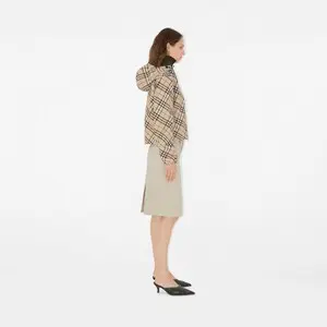 Burberry Check Hooded Jacket