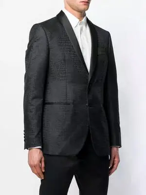 BILLIONAIRE Crocodile Effect Blazer