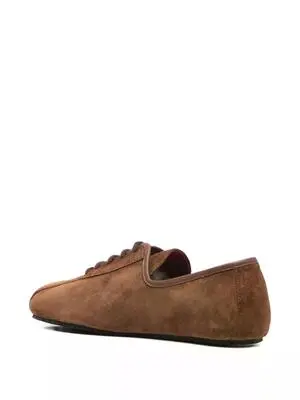 Plan C Lace-up Suede Sneakers