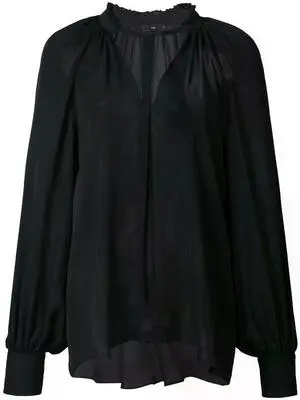 Voz Bishop Sleeve Blouse