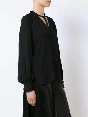 Voz Bishop Sleeve Blouse