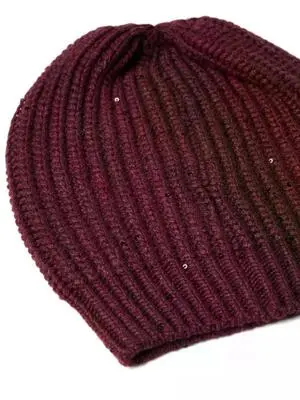 Brunello Cucinelli Ribbed Sequin Beanie