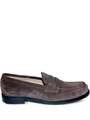 Kiton Penny Suede Loafers