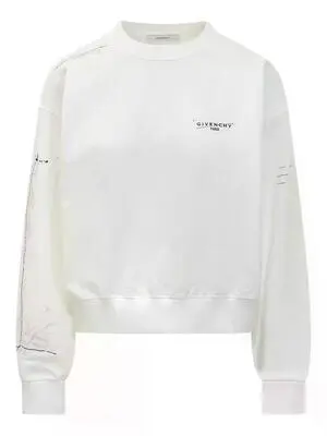 Givenchy Logo Sweatshirt - White