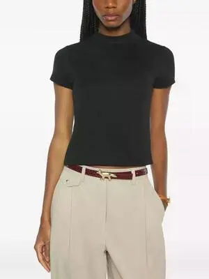 Maison Kitsuné Mock-neck Short-sleeve T-shirt