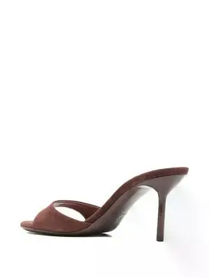 Paris Texas 70mm Lidia Suede Sandals - Brown