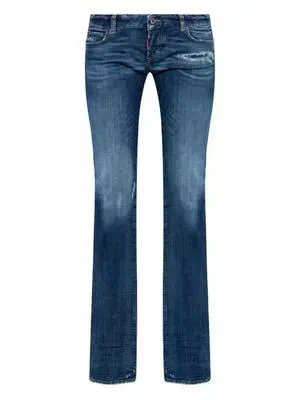 Dsquared2 Distressed Low-rise Jeans
