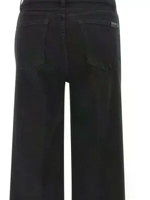 7 For All Mankind High-waist Jeans - Black