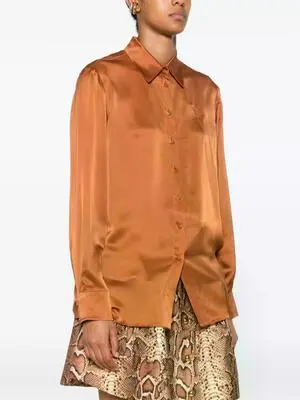 Zimmermann Embroidered Silk Shirt