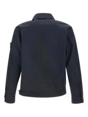 Stone Island Two-way Zip Chest-pocket Jacket - Blue