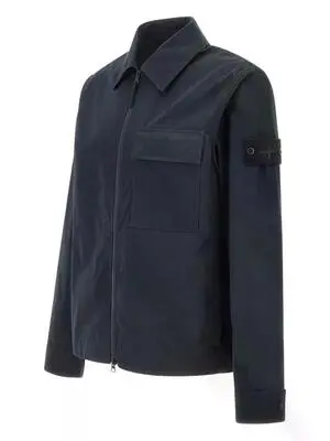 Stone Island Two-way Zip Chest-pocket Jacket - Blue
