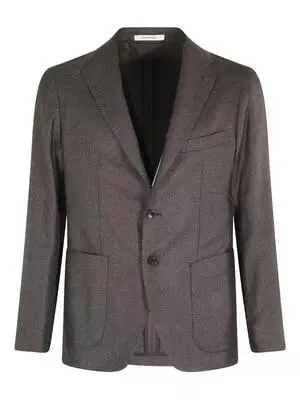 Tagliatore Textured Two-button Blazer