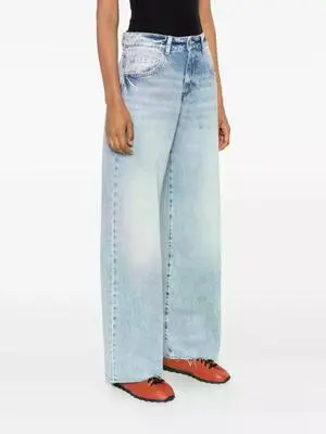 ICON DENIM LOS ANGELES Frayed-edges Jeans