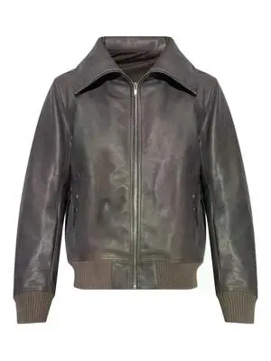 Rick Owens Blixa Dracollar Leather Jacket