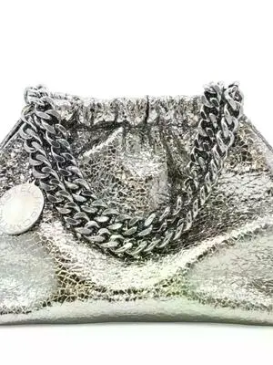 Stella McCartney Chain-strap Ruched Clutch Bag