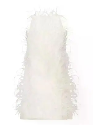 Pinko Feather-embellished Dress