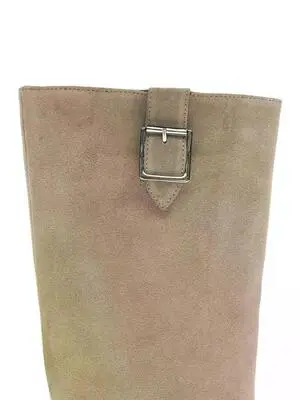 ALOHAS 45mm Ryder Buckle-detail Suede Boots