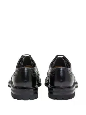 Church's Leather Wingtip Lace-up Shoes - Black